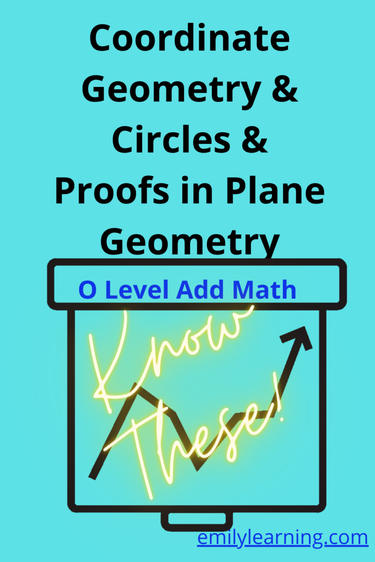 What you need to know for coordinate geometry, circles and proofs in ...