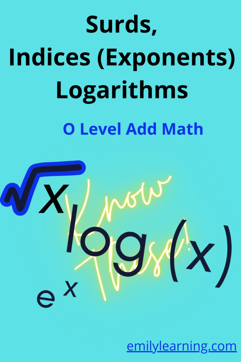 What You Need To Know For O Level For Surds Indices And Logarithms O What You Need To Know For O Level For Surds Indices And Logarithms O
