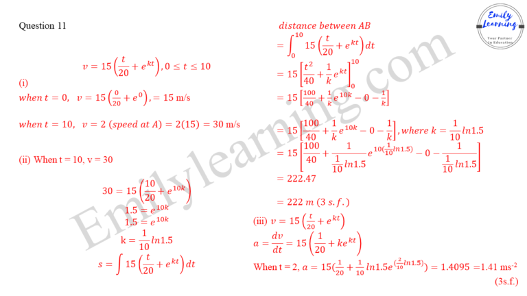 Suggested Solutions: 2020 GCE O Level A Math Paper 1 - Emily Learning