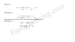 Suggested Solutions: 2019 GCE O Level A Math Paper 1 - Emily Learning