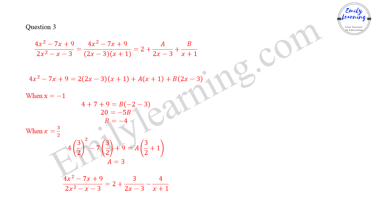 Suggested Solutions: 2020 GCE O Level A Math Paper 1 - Emily Learning